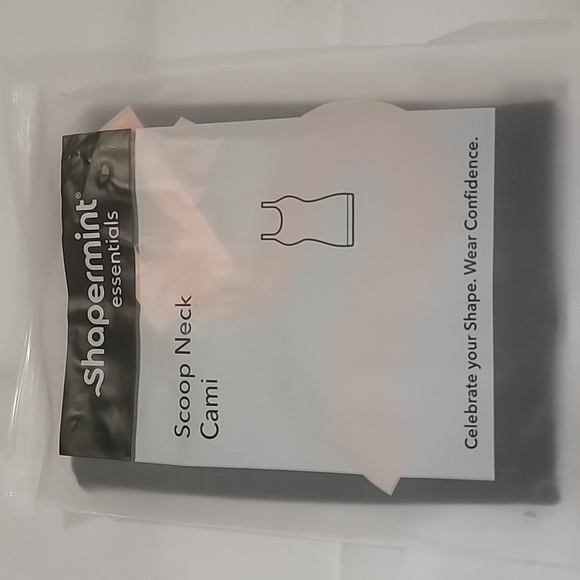 Shapermint | Tops | New Shapermint Scoop Neck Cami Black | Poshmark